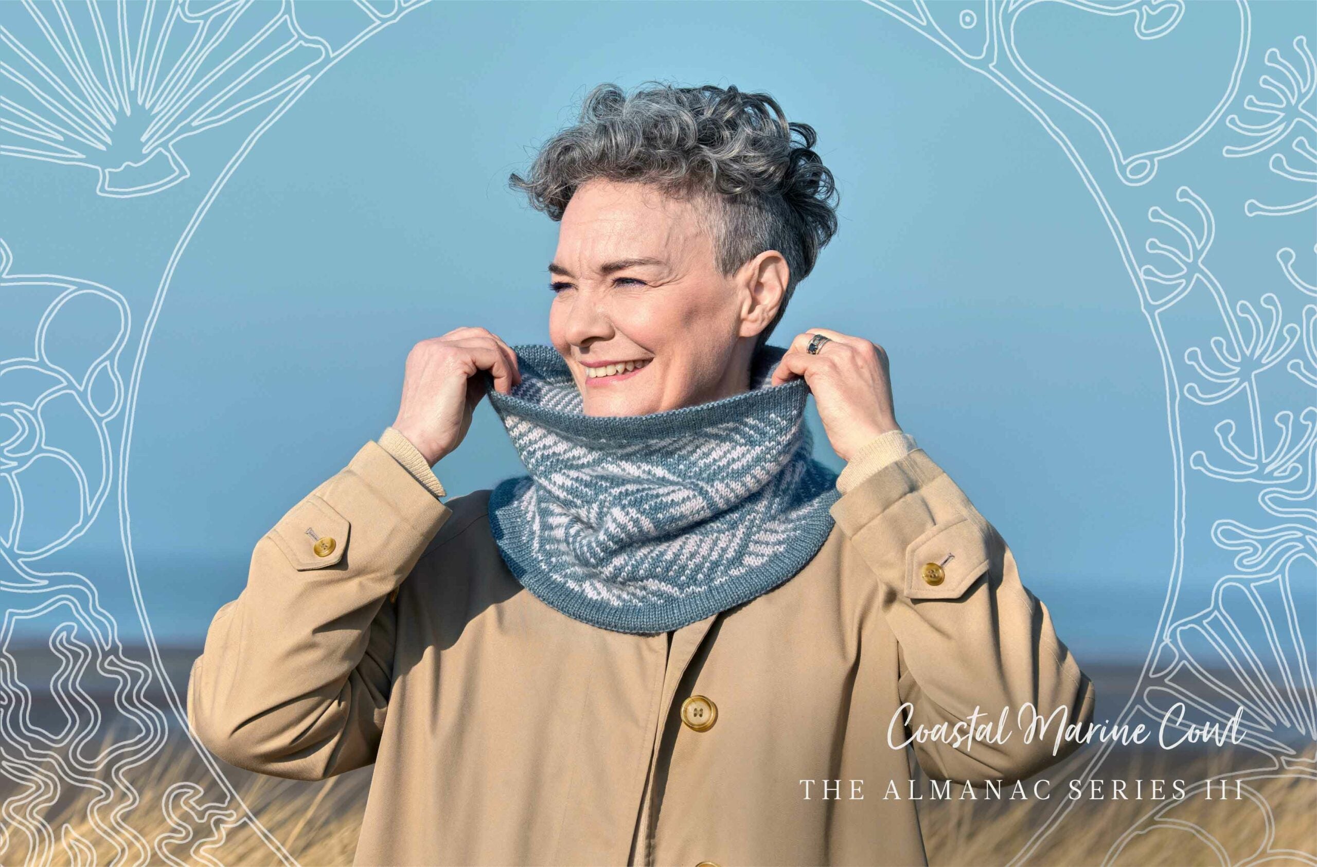 Unraveling the Coastal Marine Cowl: A Journey into Jewel-Toned Waves o ...