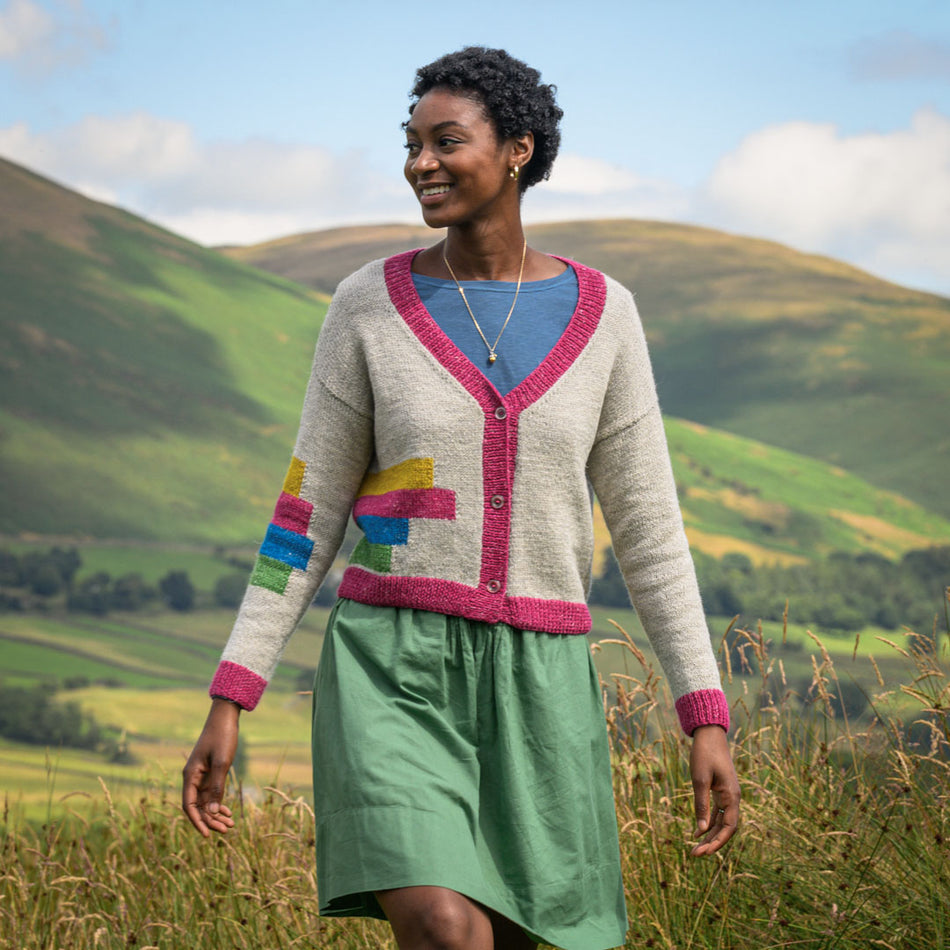 Colorpath Cardy Kit knit in &Make DK – The Fibre Co.