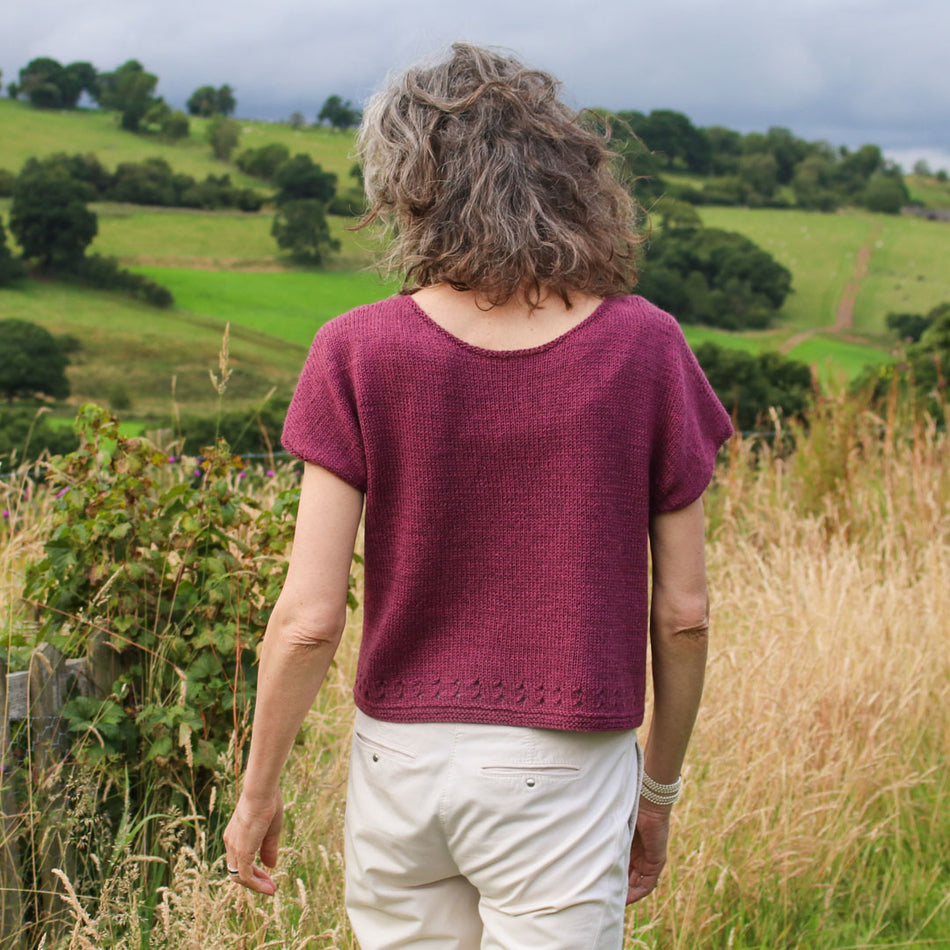 Gentle Spirit Tee Pattern knit in Amble – The Fibre Co.