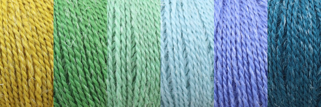 Gridland Scarf Sample (&Make DK) – The Fibre Co.