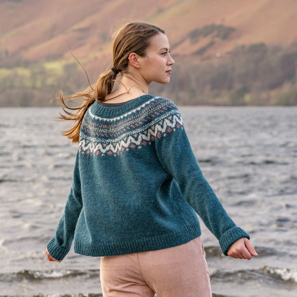One Yoke Kit - Colorwork knit in Lore – The Fibre Co.