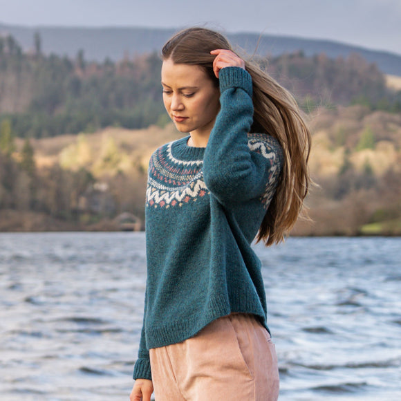 One Yoke Kit - Colorwork knit in Lore – The Fibre Co.