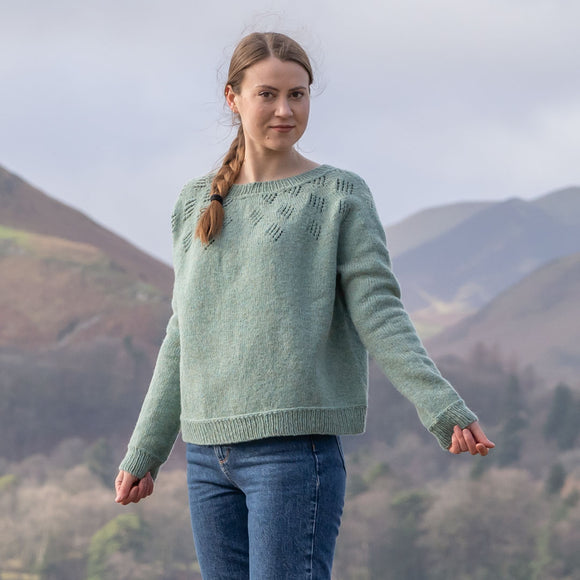 One Yoke Kit - Lace knit in Lore – The Fibre Co.