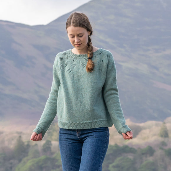 One Yoke Kit - Lace knit in Lore – The Fibre Co.