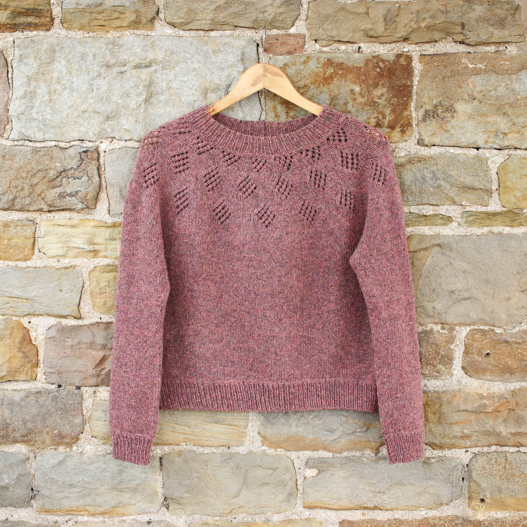 One Yoke Kit - Lace knit in Lore – The Fibre Co.