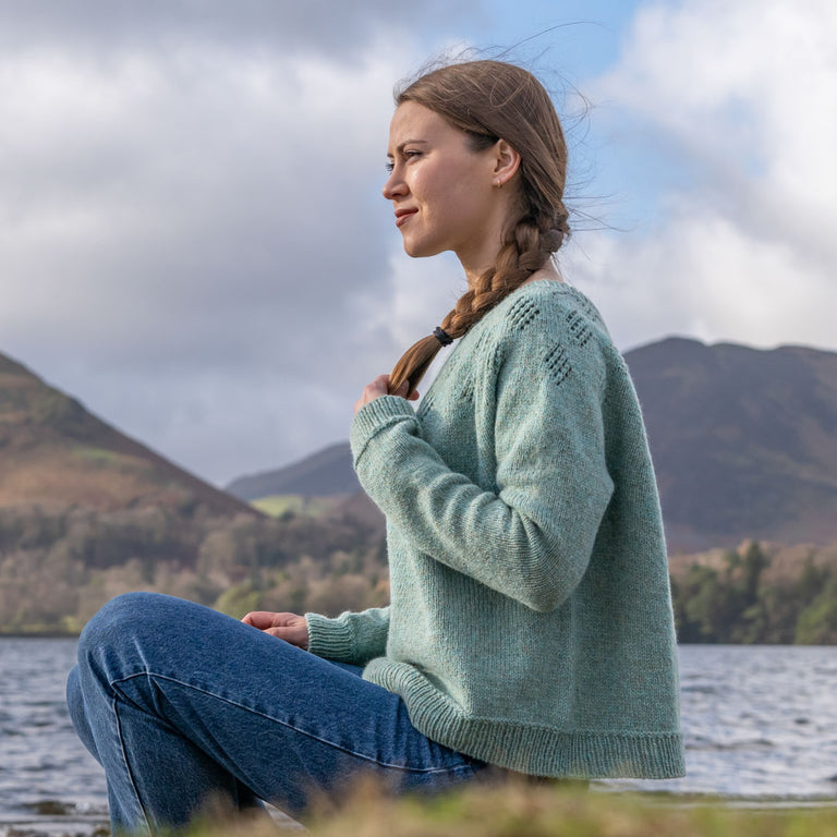 One Yoke Kit - Lace knit in Lore – The Fibre Co.