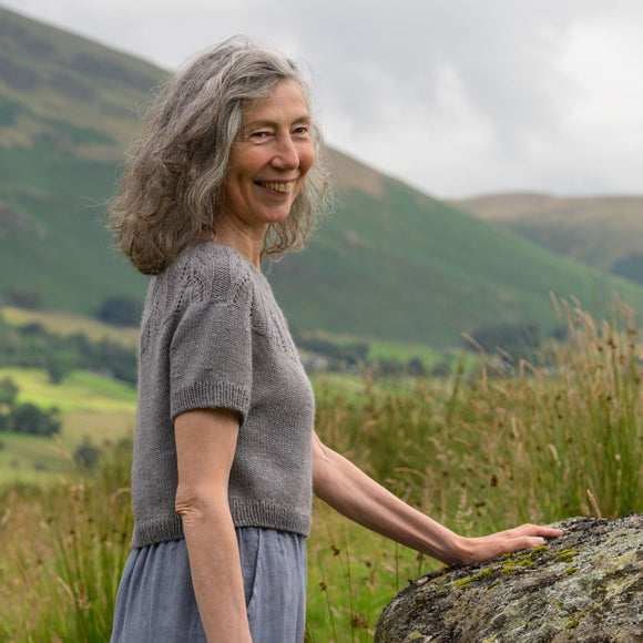 One Yoke Tee Pattern knit in Acadia or Luma – The Fibre Co.