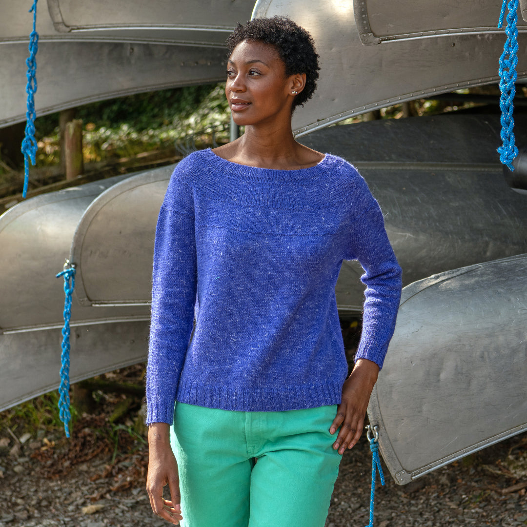Purls of Wisdom Sweater Sample (&Make DK) – The Fibre Co.