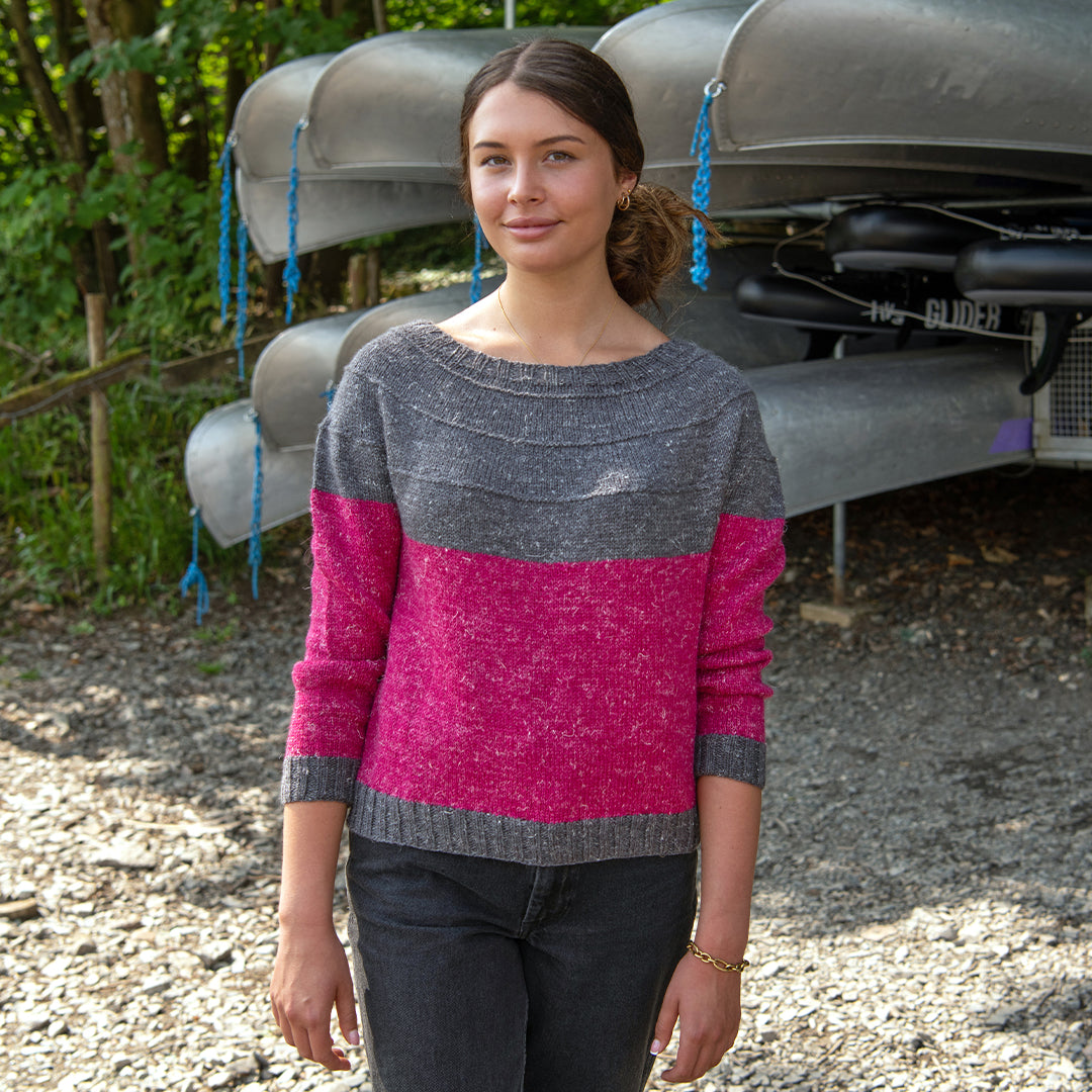Purls of Wisdom Sweater Sample (&Make DK) – The Fibre Co.